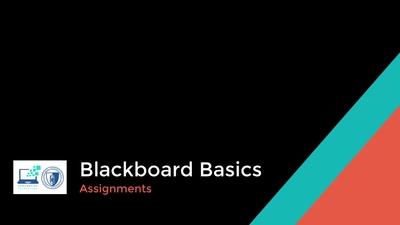 Blackboard Basics - Assignments - Central Connecticut State University