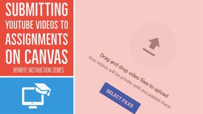 How to upload and submit YouTube videos to Canvas LMS assignments - BYU-Idaho