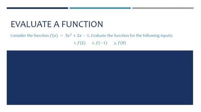 L07 Topic 4 Evaluate a Function - BYU-Idaho