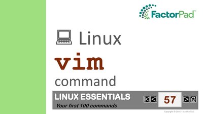 ITM 112 vim Command Basic Overview - BYU-Idaho