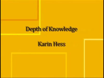 Depth of Knowledge with Karin Hess (full version) - BYU-Idaho