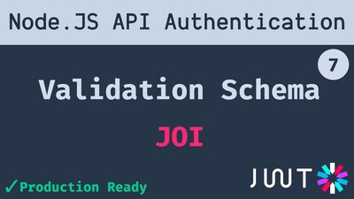 7. JOI Validation Schema to validate request body | Node JS API Authentication - BYU-Idaho
