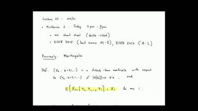 Random Processes (ECE 534 F) (ECE 534 ONL) Spring 2025 - Illinois Media Space