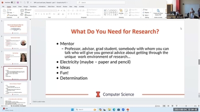 Illinois Computer Science Lunch and Learn: How to do Research Part 1 ...