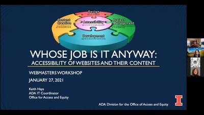 Whose job is it anyway: Accessibility of websites and their content ...