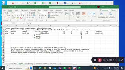 Crop Planning Spreadsheet tutorial - Illinois Media Space