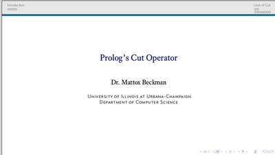 Prolog Cut - Illinois Media Space