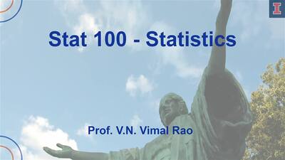 Stat 100, Day 14, Oct 04, Chapter 13 Practice Problems - Illinois Media Space