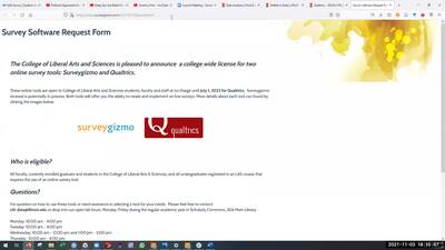 Qualtrics Workshop Fall 2021 - Illinois Media Space