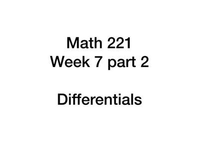 Math 221 Week 07 part 2 - Illinois Media Space