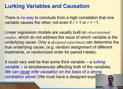 Unit 6: Correlation vs. Causation (slide 21) - University of Georgia Online Learning