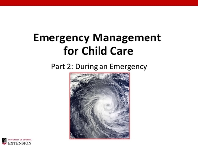 Emergency Management in ECE - During an Emergency - University of ...
