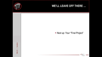 Module 3 - Video 5 (Final Project Overview) (3400E) - University of Georgia Online Learning