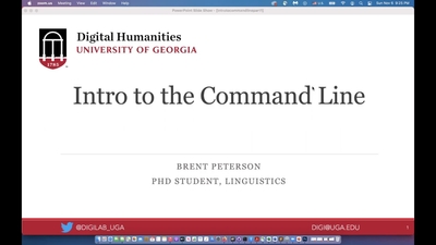 Intro to the Unix/Linux Command Line I - University of Georgia Kaltura