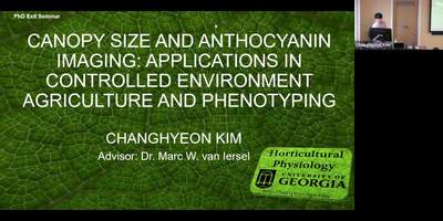 Changhyeon Kim, Canopy Size and Anthocyanin Imaging: Applications in Controlled Environment ...
