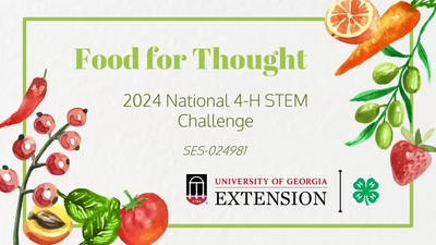 2024 National STEM Challenge - Food for Thought - University of Georgia ...