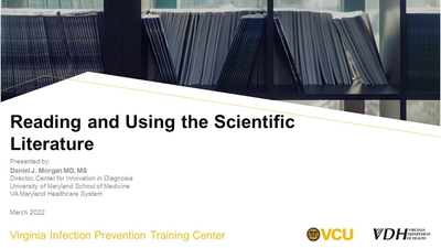 Reading and Using the Scientific Literature - VCU Kaltura MediaSpace