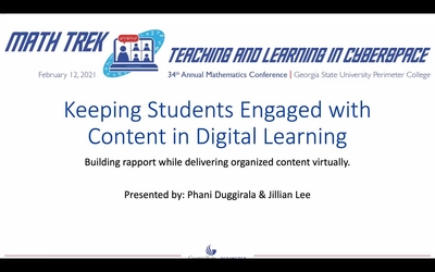 Keeping Students Engaged with Content in Digital Learning - Georgia ...