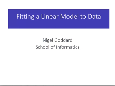 Fitting the Linear Model to Data - Media Hopper Create