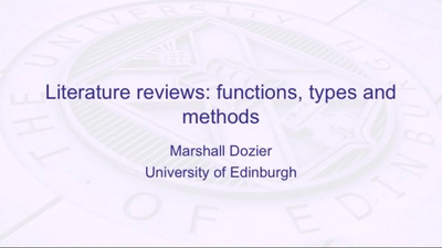 Literature reviews: functions, types and methods - Media Hopper Create
