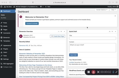 Blogging: adding pages - Media Hopper Create