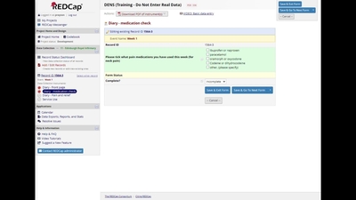 Patient Diary weeks 1-12 - Media Hopper Create