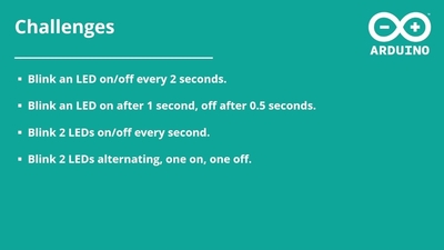 Arduino Coding Basics | digitalWrite() and LEDs | Challenges - Media Hopper Create