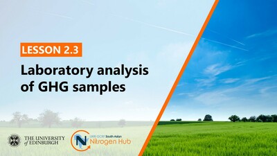 Lesson 2.3 - Laboratory analysis of GHG samples - Media Hopper Create