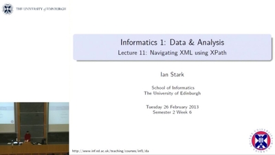 Lecture 11: Navigating XML using XPath - Media Hopper Create