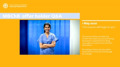 MBChB Offer Holder Q&A_1 May 2020 - Media Hopper Create