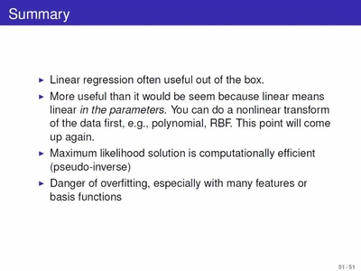 Linear Regression Summary - Media Hopper Create