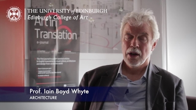 Iain Boyd Whyte -Architecture - Research In A Nutshell-Edinburgh College of Art-13/11/2012 ...
