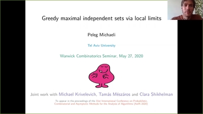 Warwick Combinatorics: Peleg Michaeli - Media Hopper Create