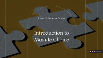 SEAS PGT Module Choice - The University of Sheffield Kaltura Digital Media Hub