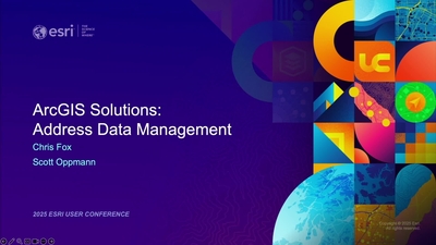ArcGIS Solutions: Address Data Management - Esri Videos: GIS, Events ...