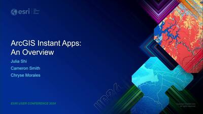 ArcGIS Instant Apps: An Overview - Esri Videos: GIS, Events, ArcGIS Products & Industries