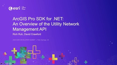 ArcGIS Pro SDK for .NET: An Overview of the Utility Network Management API - Esri Videos: GIS ...