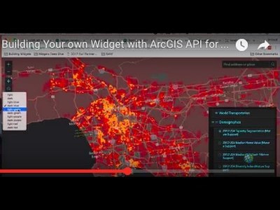Building Your own Widget with ArcGIS API for JavaScript - Esri Videos: GIS, Events, ArcGIS ...