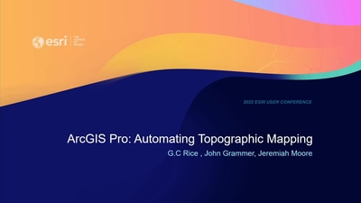 ArcGIS Pro: Automating Topographic Mapping - Esri Videos: GIS, Events, ArcGIS Products & Industries