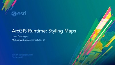 ArcGIS Runtime: Styling Maps - Esri Videos: GIS, Events, ArcGIS Products & Industries