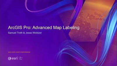 ArcGIS Pro: Advanced Map Labeling - Esri Videos: GIS, Events, ArcGIS Products & Industries