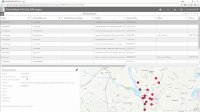 Crowdsource Manager - Homeless Activity Manager - Esri Videos: GIS, Events, ArcGIS Products ...