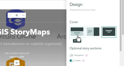 Remove the Gray Overlay of the Story Cover in ArcGIS StoryMaps - Esri Videos: GIS, Events ...