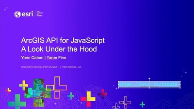 A Look under the Hood - ArcGIS API for JavaScript - Esri Videos: GIS, Events, ArcGIS Products ...
