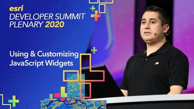 Using & Customizing JavaScript Widgets - Esri Videos: GIS, Events, ArcGIS Products & Industries