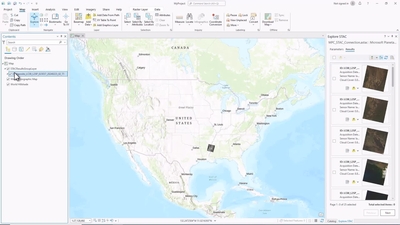STAC connections in ArcGIS Pro - Esri Videos: GIS, Events, ArcGIS Products & Industries