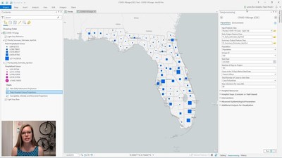 Modeling COVID-19 in ArcGIS - Esri Videos: GIS, Events, ArcGIS Products ...