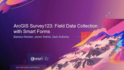 ArcGIS Survey123: Field Data Collection with Smart Forms - Esri Videos: GIS, Events, ArcGIS ...