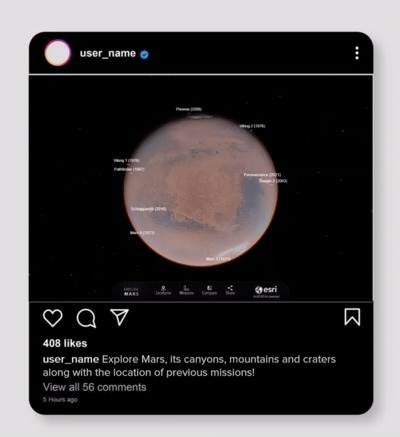 Explore Mars GIF - Esri Videos: GIS, Events, ArcGIS Products & Industries