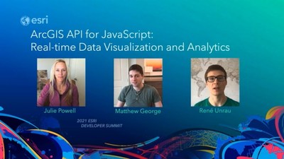 Real-time Data Visualization and Analytics - ArcGIS API for JavaScript - Esri Videos: GIS ...